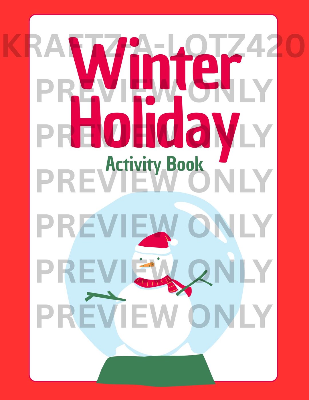 Christmas Activity Packs-printable - Etsy