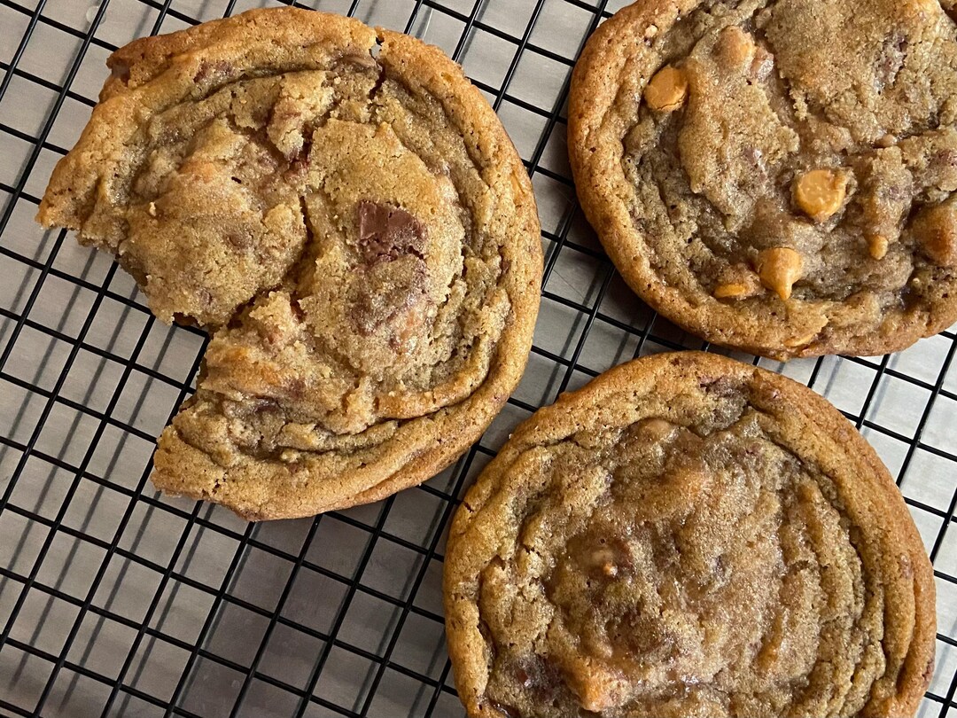 Butterscotch Toffee Cookies - One Dozen - Etsy