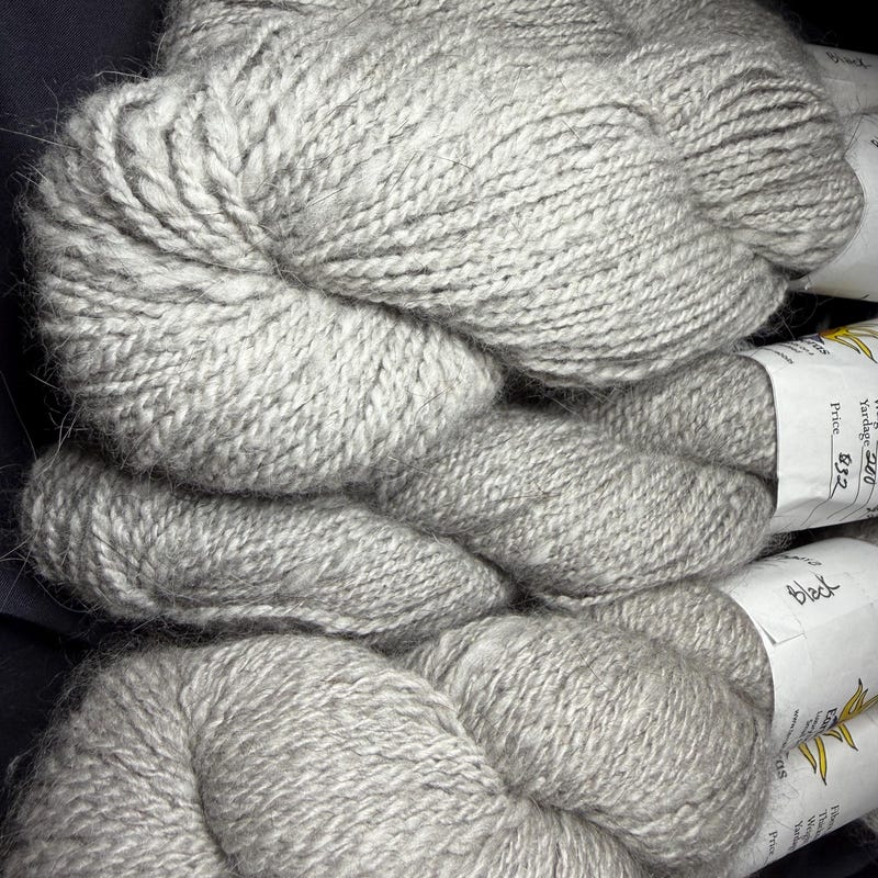 Natural Color Angora Yarn - Etsy