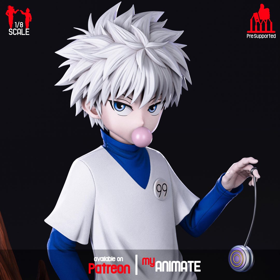 Killua Zoldyck | 1/8 Figure | Hunter X Hunter Statue | Hand Painted or ...
