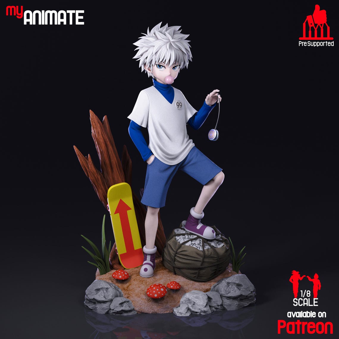 Killua Zoldyck | 1/8 Figure | Hunter X Hunter Statue | Hand Painted or ...