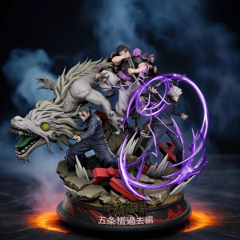 Gojo 3d Print Statue - Etsy UK