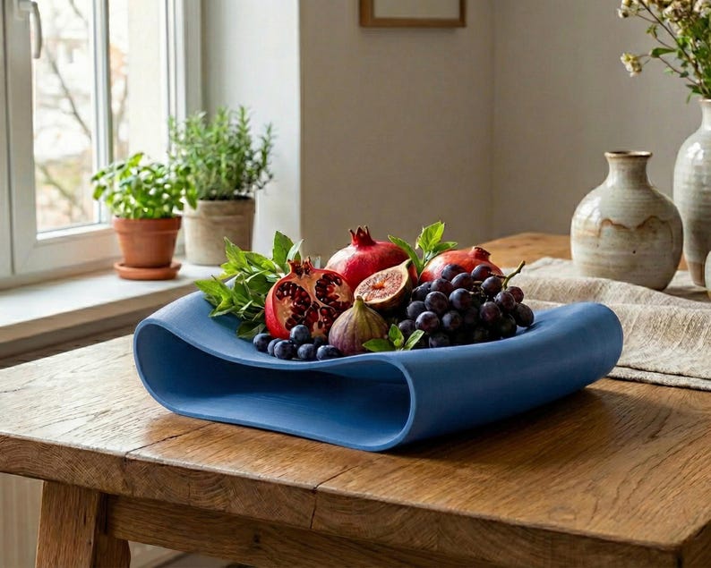 Modern Fruit Bowl – Minimalist Centerpiece for Kitchen, Dining Table ...