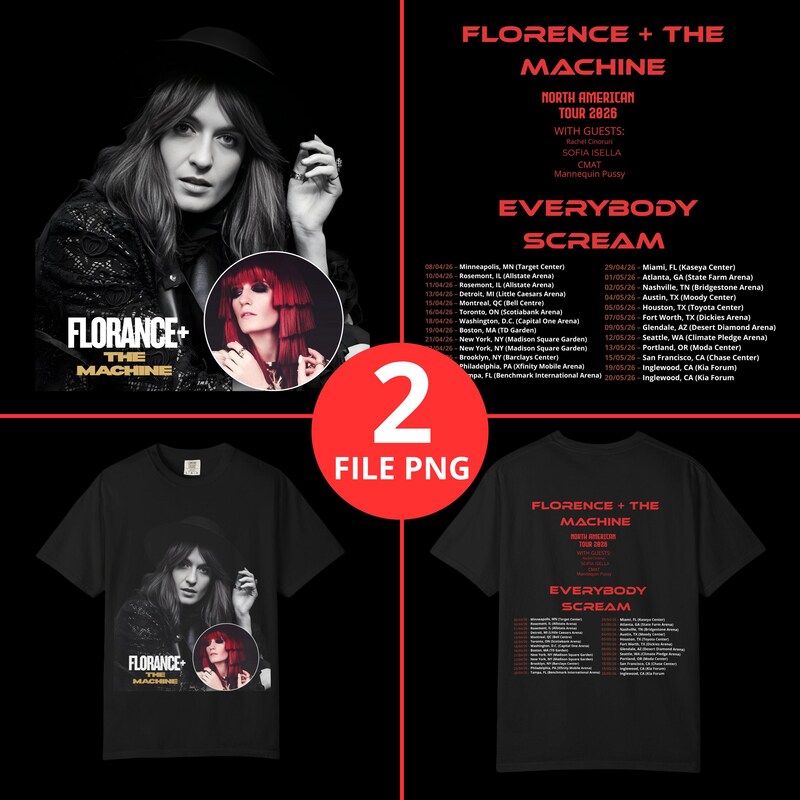 Florence and the Machine Tour 2026 - Etsy