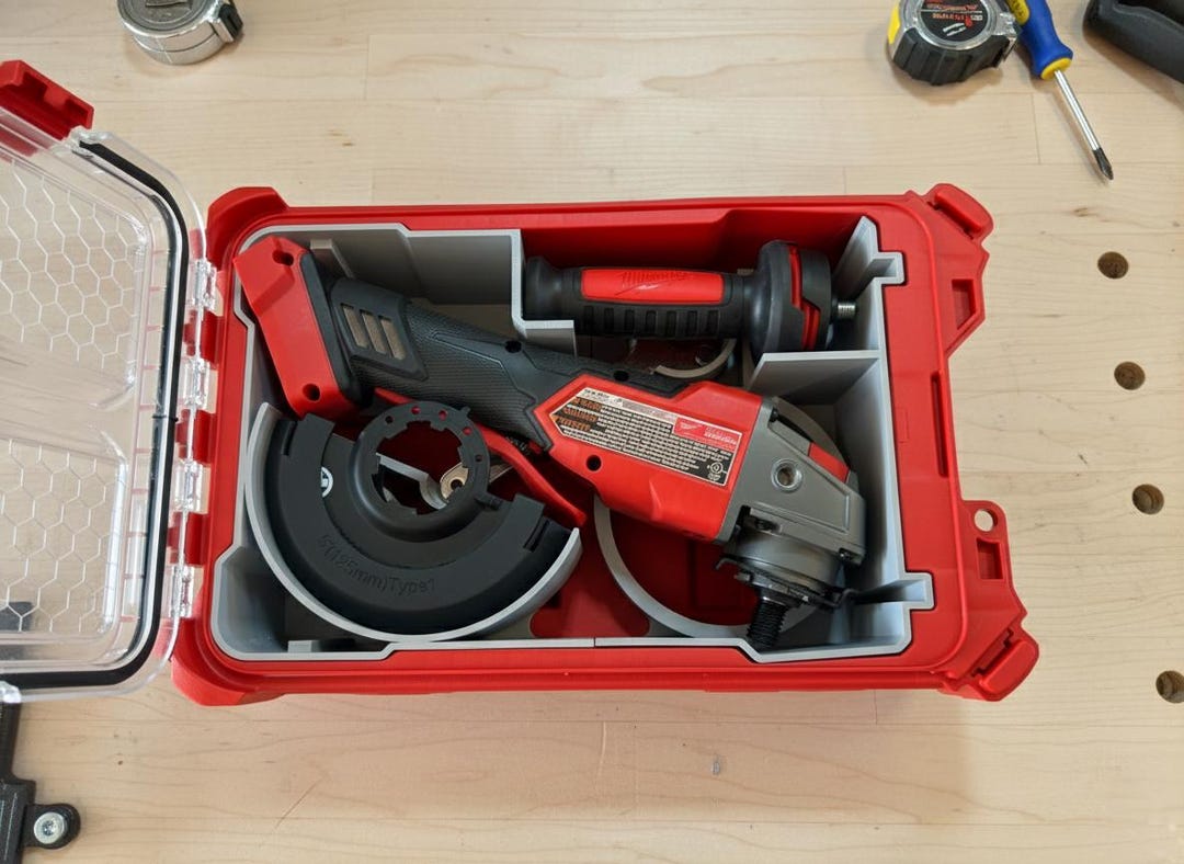 Milwaukee Packout Insert – 3D Printable Model – M18FSAGF125XB-0X / 2880 ...