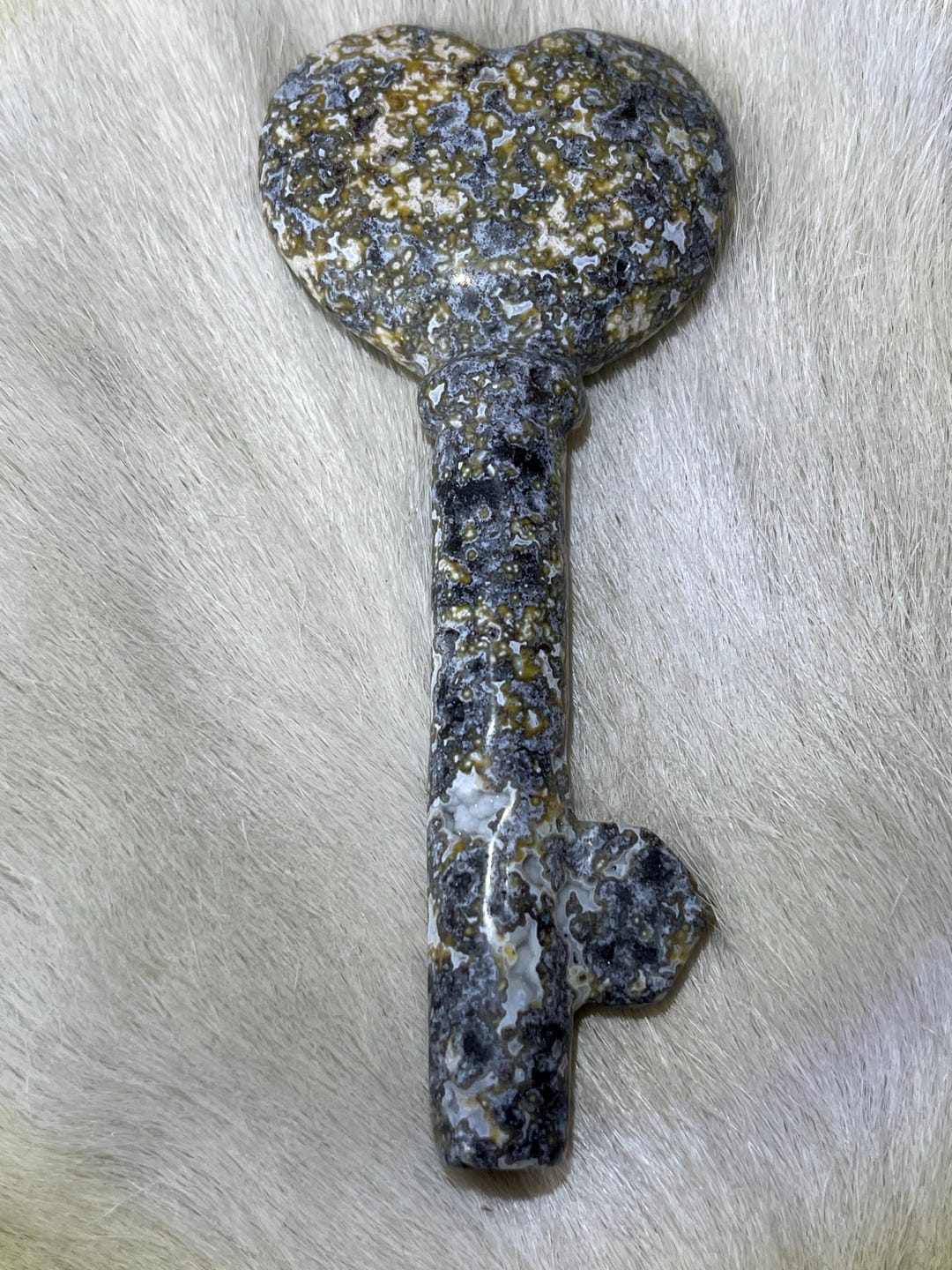 Sea Jasper Key #892 - Etsy