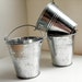 Galvanized Bucket 5 Inch Silver Metal Bucket Stainless - Etsy