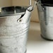 Miniature Silver Metal Bucket - Stainless Steel Bucket, Party Favor ...