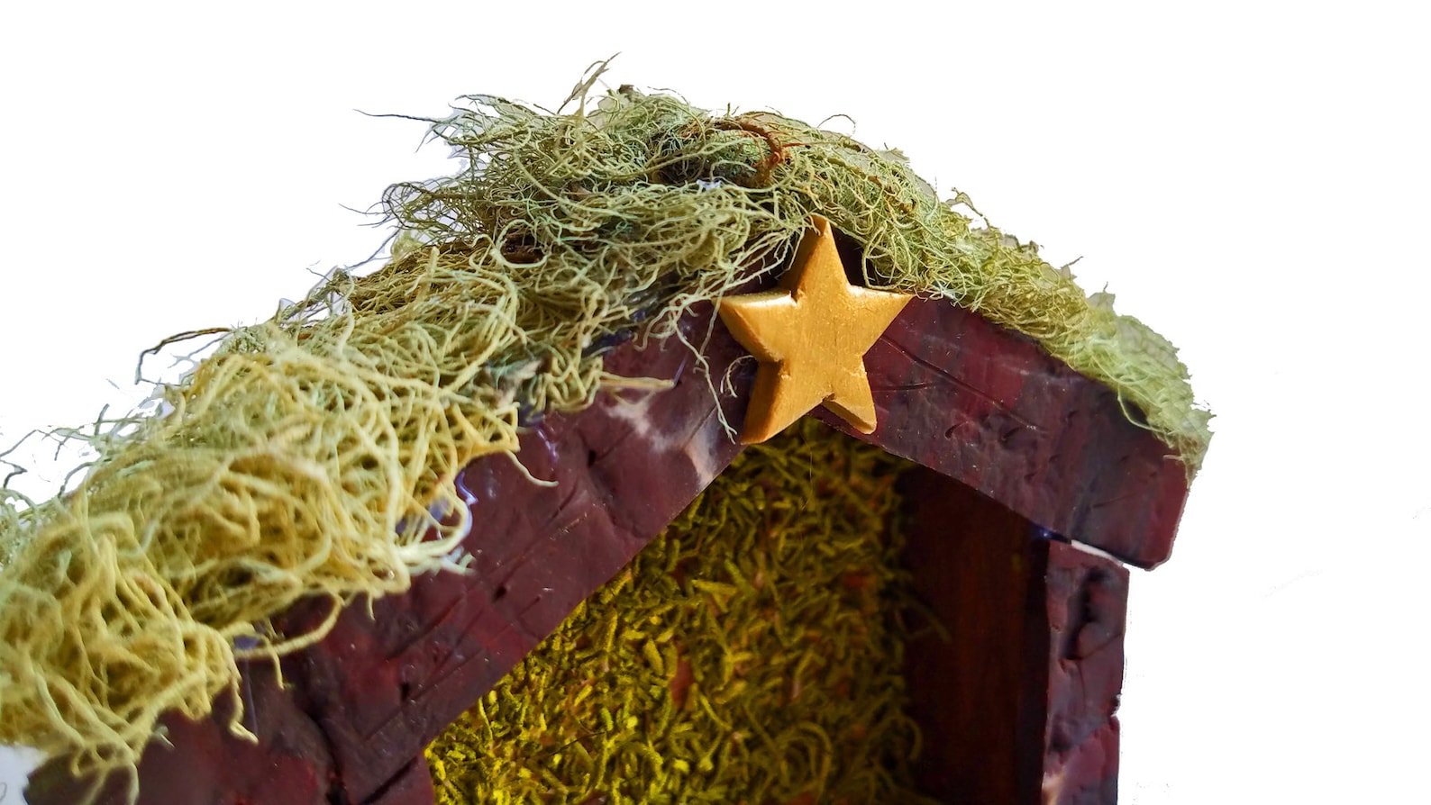 Miniature Nativity Stable Wood Nativity Manger Rustic - Etsy