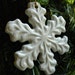 Ceramic Snowflake Ornament Christmas Snowflake Decor, Winter Wedding ...