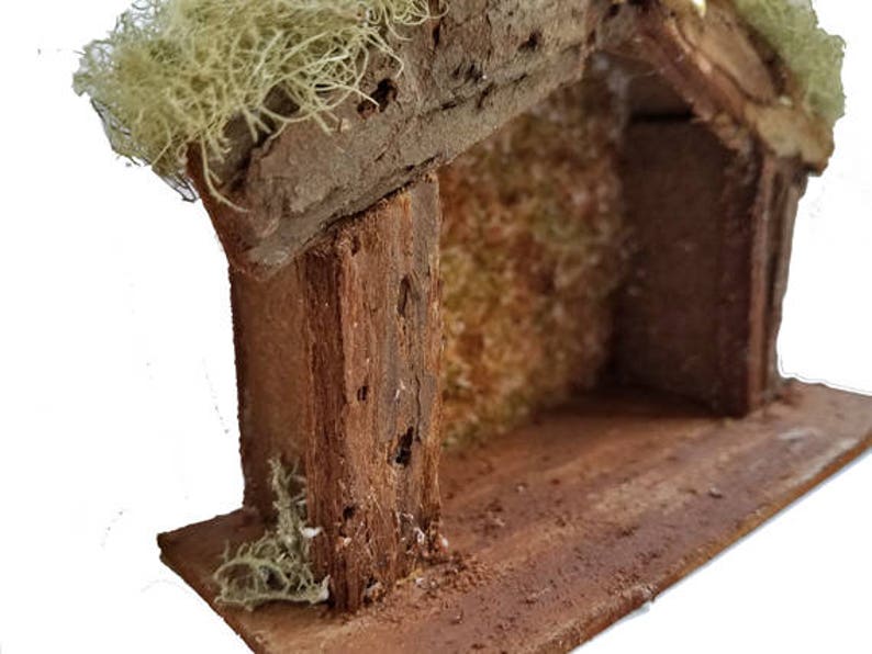 Miniature Nativity Stable Wood Nativity Manger Nativity - Etsy