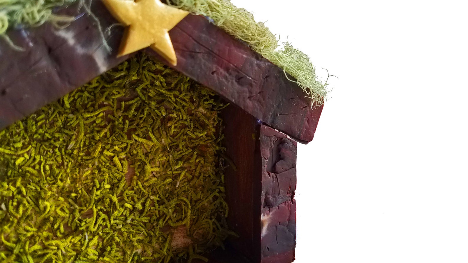 Miniature Nativity Stable Wood Nativity Manger Rustic - Etsy