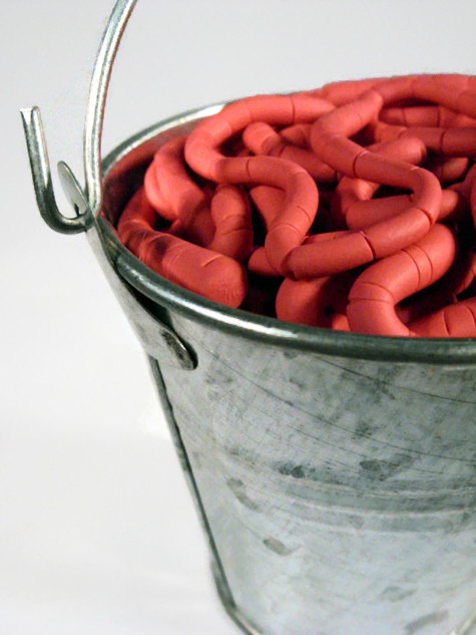 Fishing Ornament - Bucket of Worms, Worm Ornament, Gift for Gardener ...