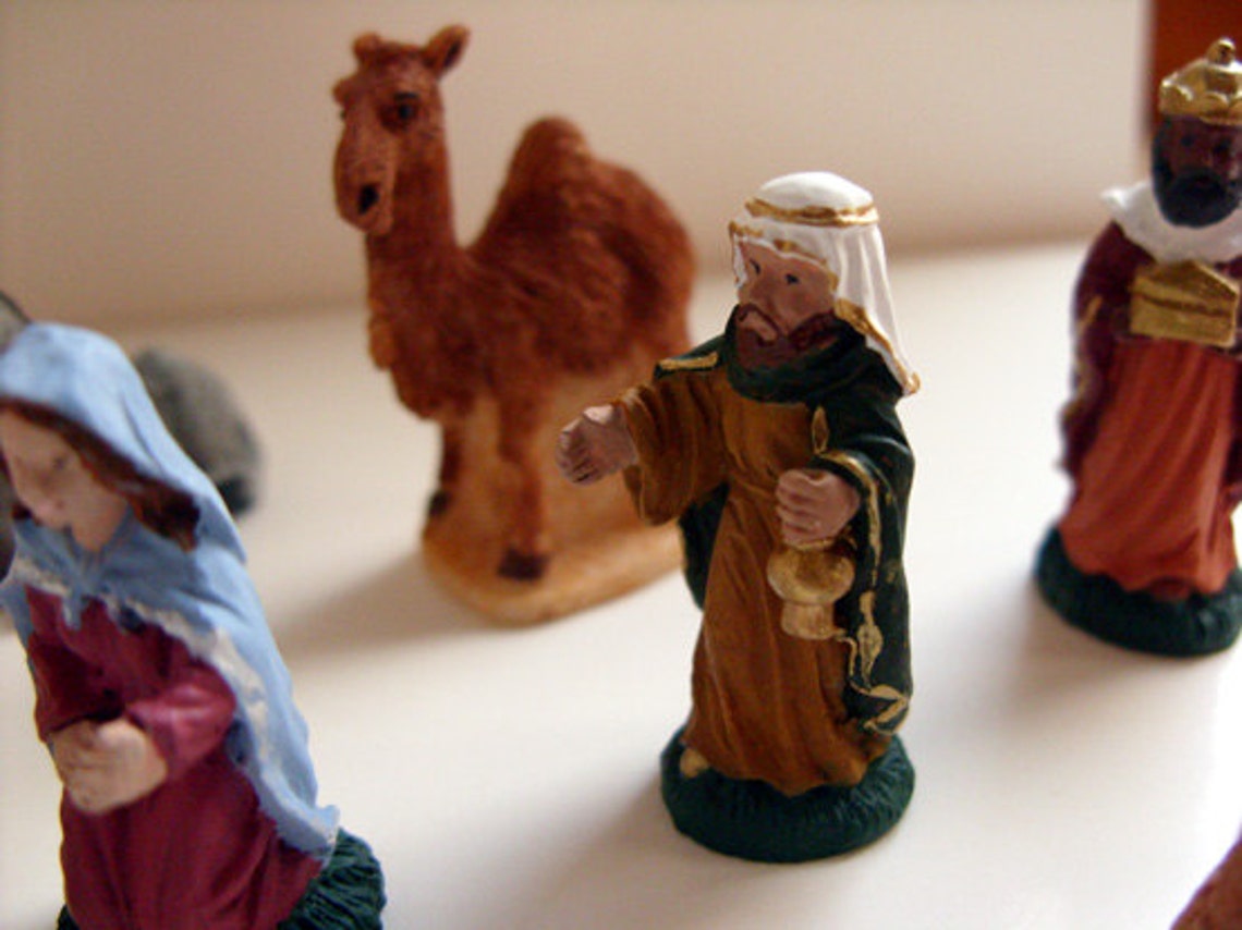 Miniature Nativity Scene Nativity Set Holy Family Creche - Etsy
