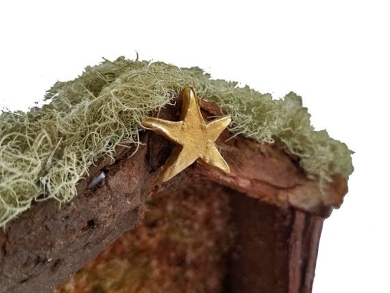 Miniature Nativity Stable Wood Nativity Manger Nativity - Etsy