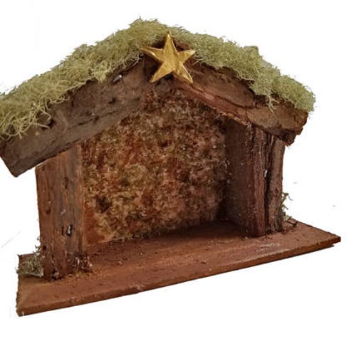 Miniature Nativity Stable Wood Nativity Manger Nativity - Etsy