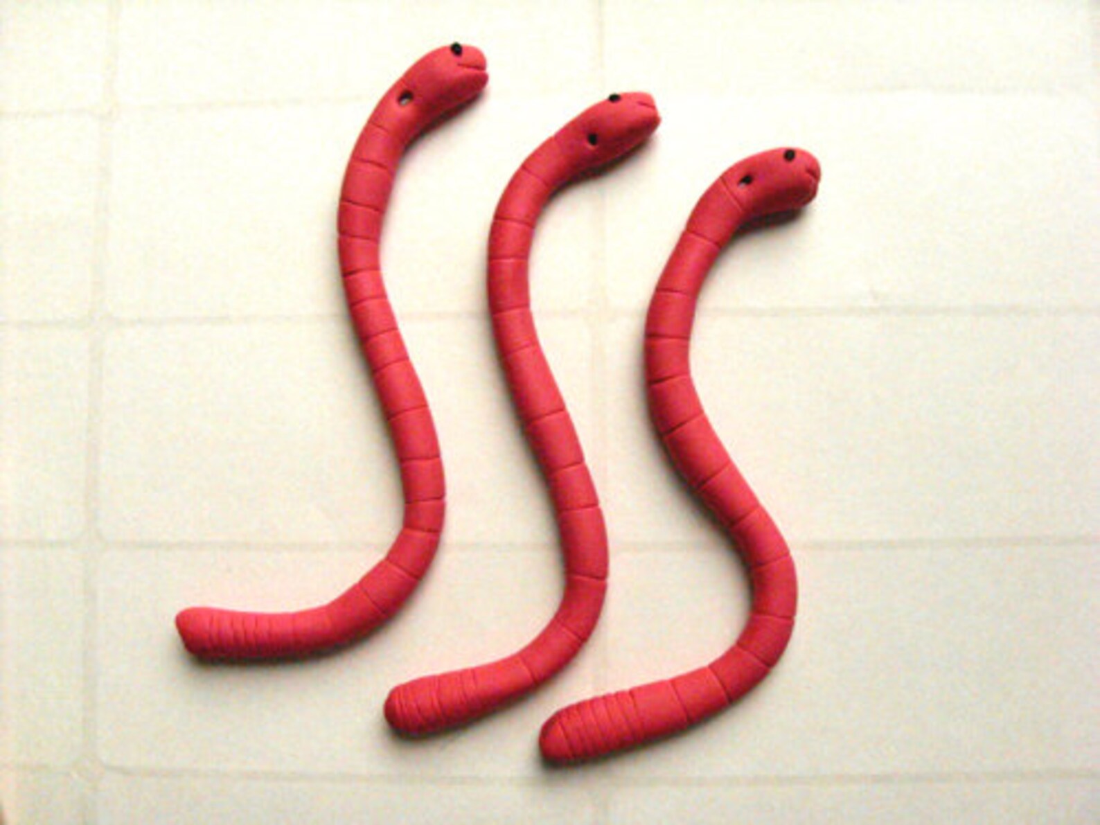 Pink Worms Ornament Earthworms Nightcrawler Fisherman Gift - Etsy