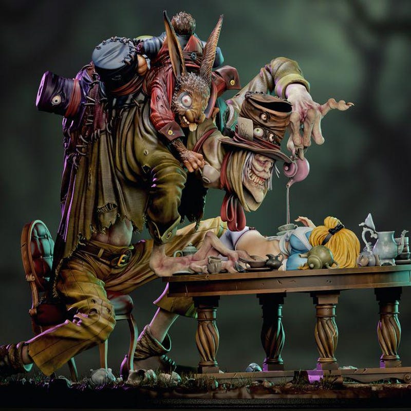 Tea Time Diorama - Etsy