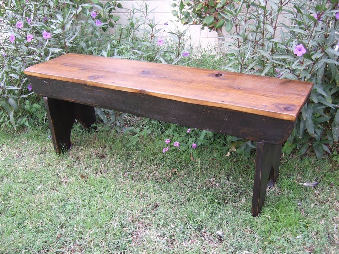 The Arcadian Cottage Bench - Handmade 5 Board Bench Made With Reclaimed ...
