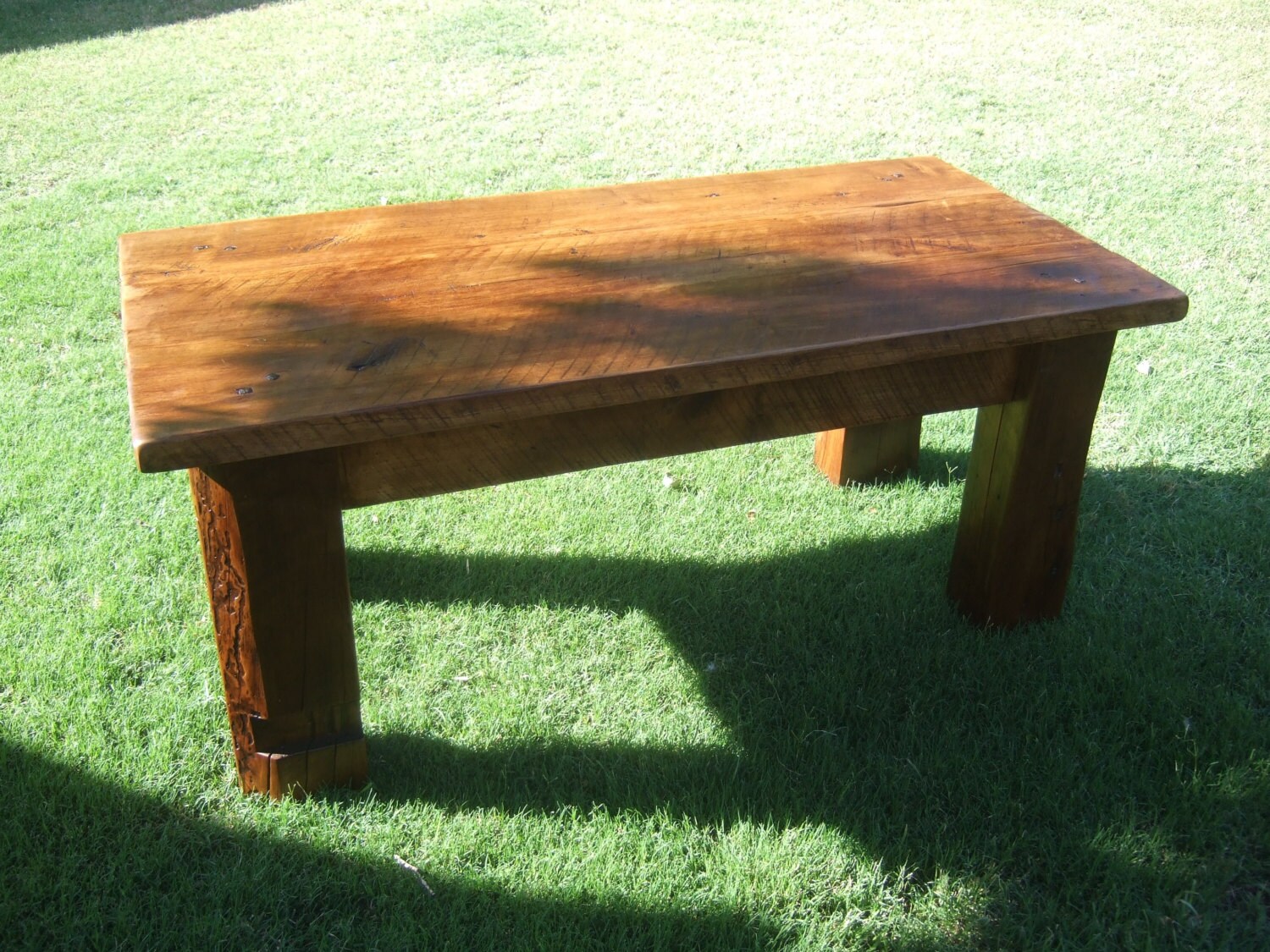 The Bartlett Barn Beam Coffee Table Handmade with Reclaimed | Etsy