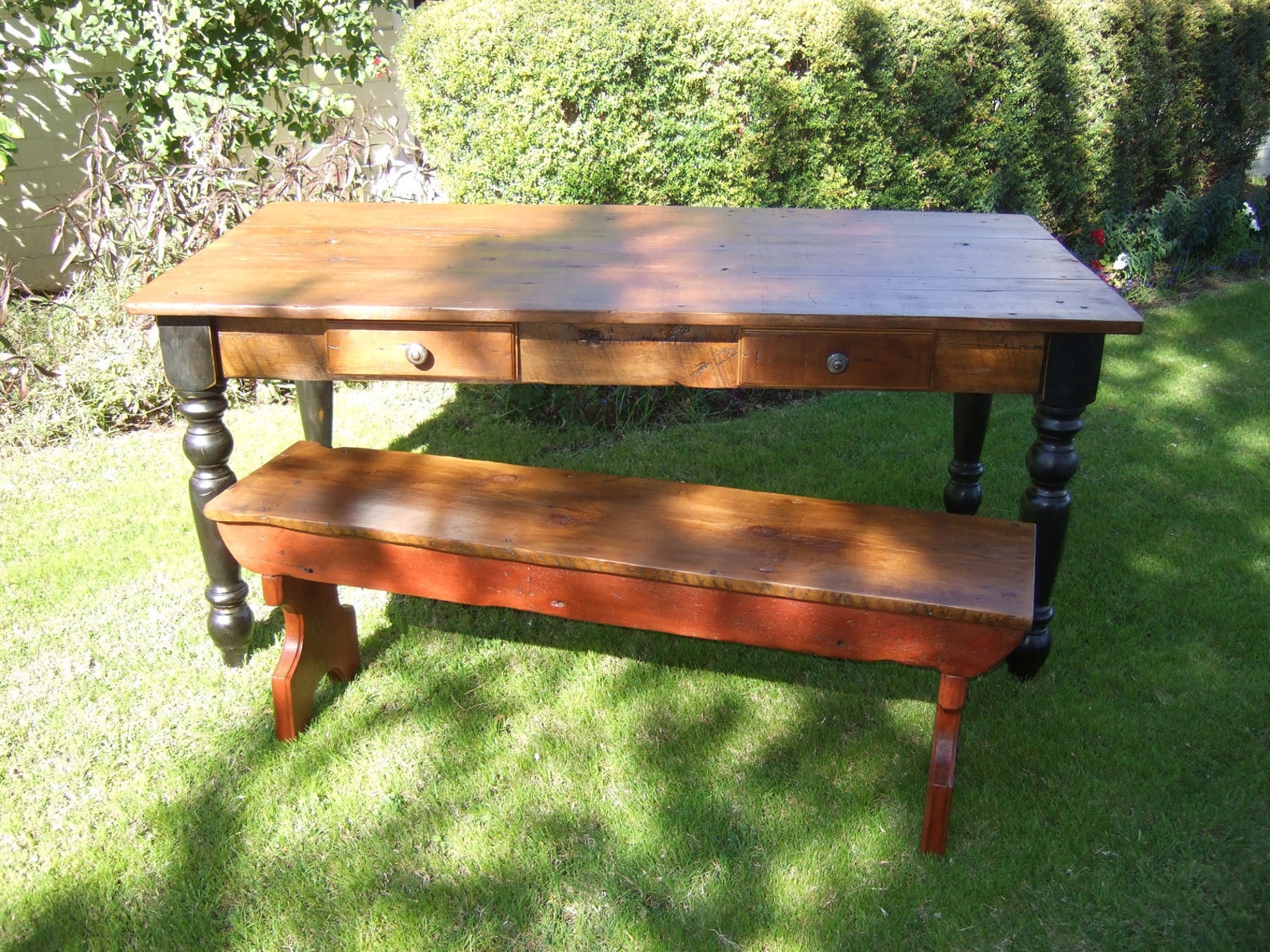 The Wellington Bench - Classic Five Board Bench Handmade With Reclaimed ...