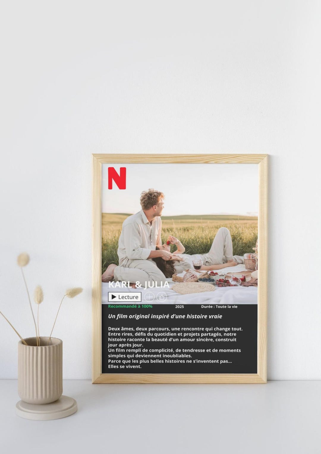 Personalized NETFLIX Movie Poster, Personalized Poster for COUPLES ...