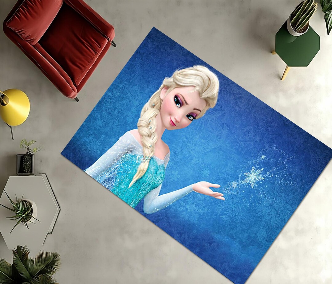 Characters Carpet, Winter Princess Floor Mat, Magic Winter Area Rug ...