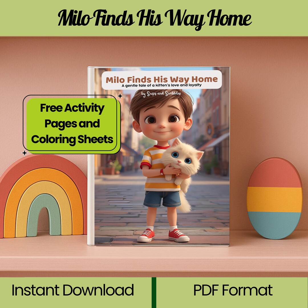 Milo Finds His Way Home | Kids Picture Book | Bedtime Story for Ages 3 ...