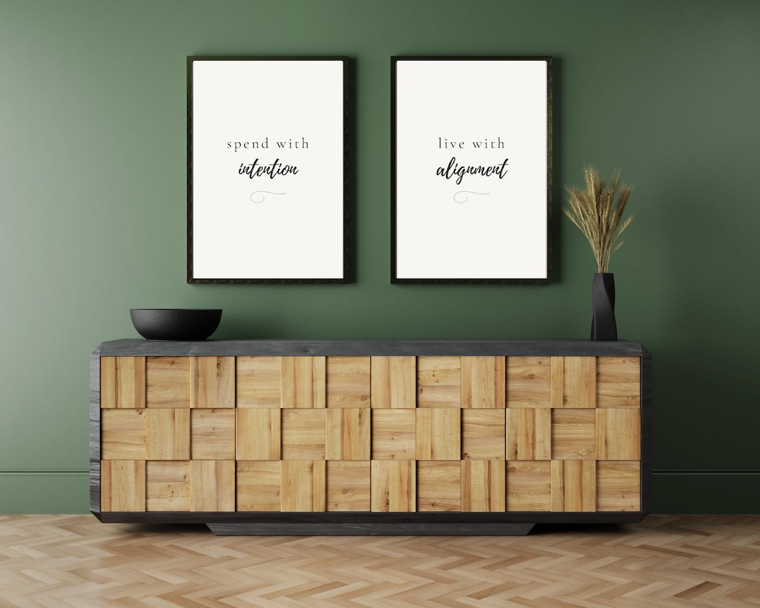 Intentional Living Printable Set, Spend With Intention & Live With ...