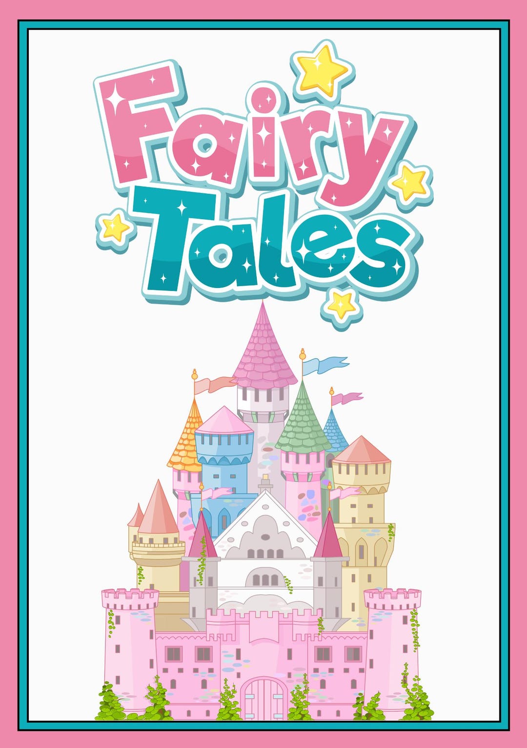 Fairy Tales Colouring Book - Etsy
