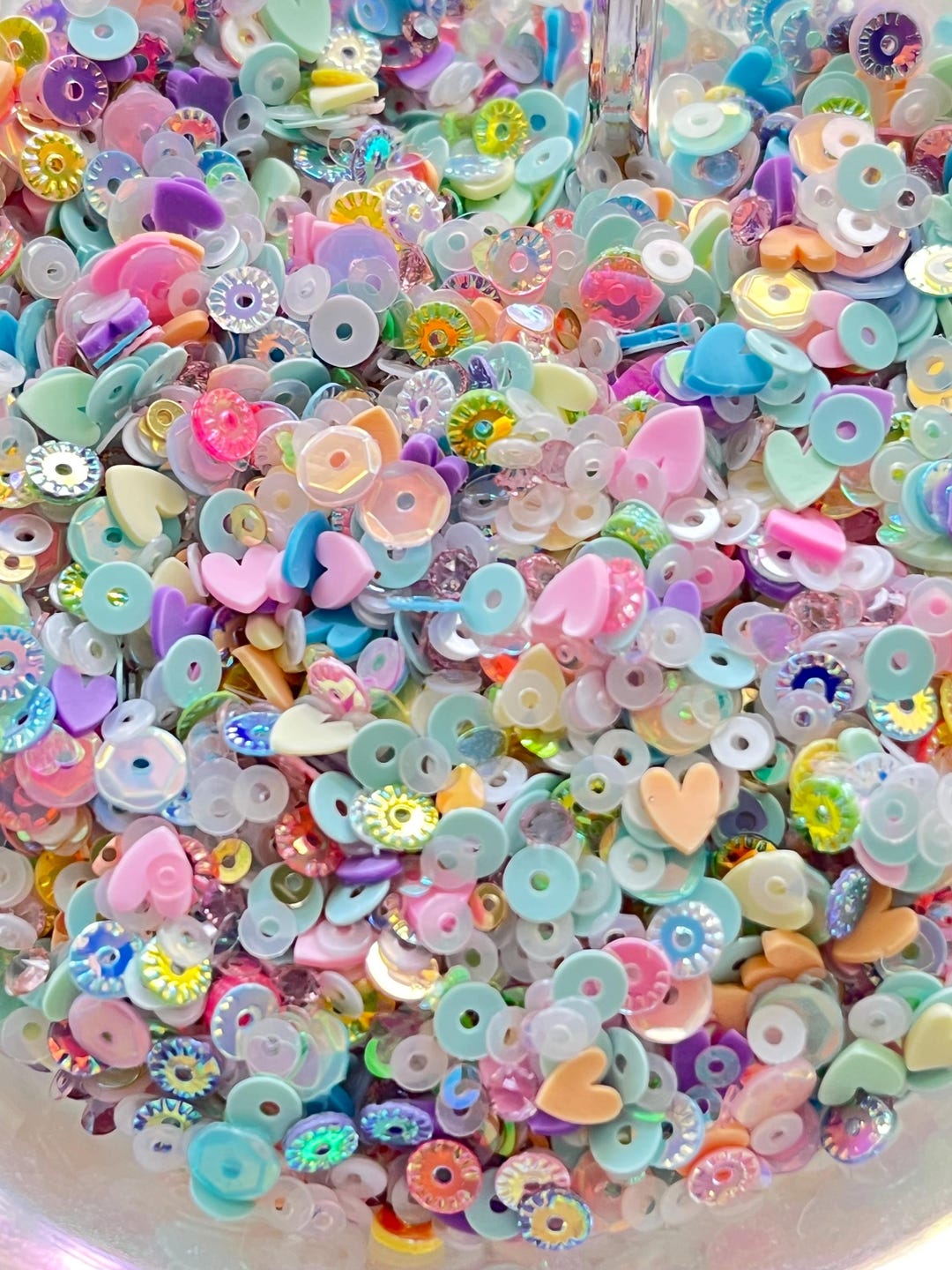 For the Love of Pastels Sequin Mix, Pastel Sequins, Shaker Mix, Spring ...