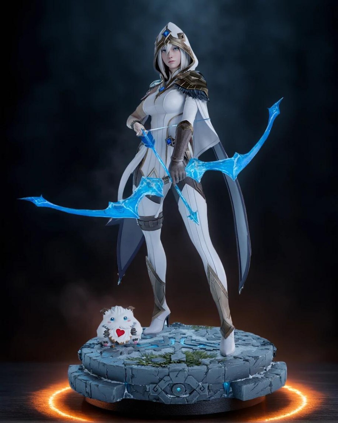 League of Legends – Ashe Fullsize | Frost Archer Queen STL Statue | 3D ...