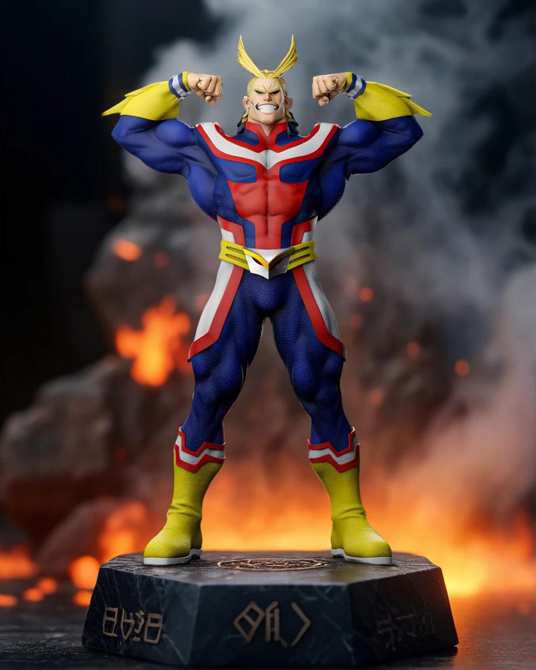 My Hero Academia – All Might | Symbol of Peace Power STL Statue | 3D ...