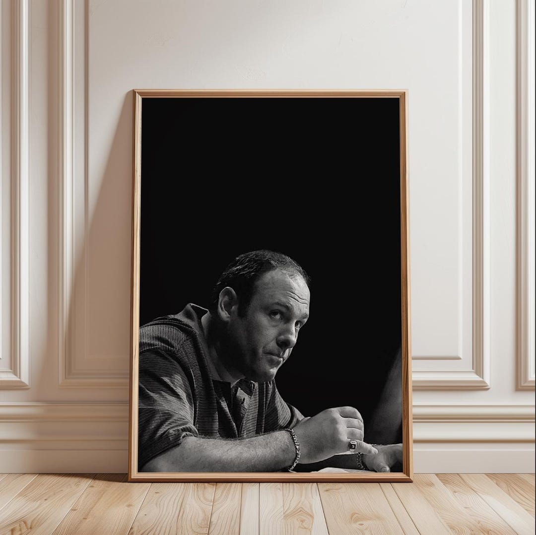 Sopranos TV Series Poster, James Gandolfini Film Print, Bedroom Wall ...