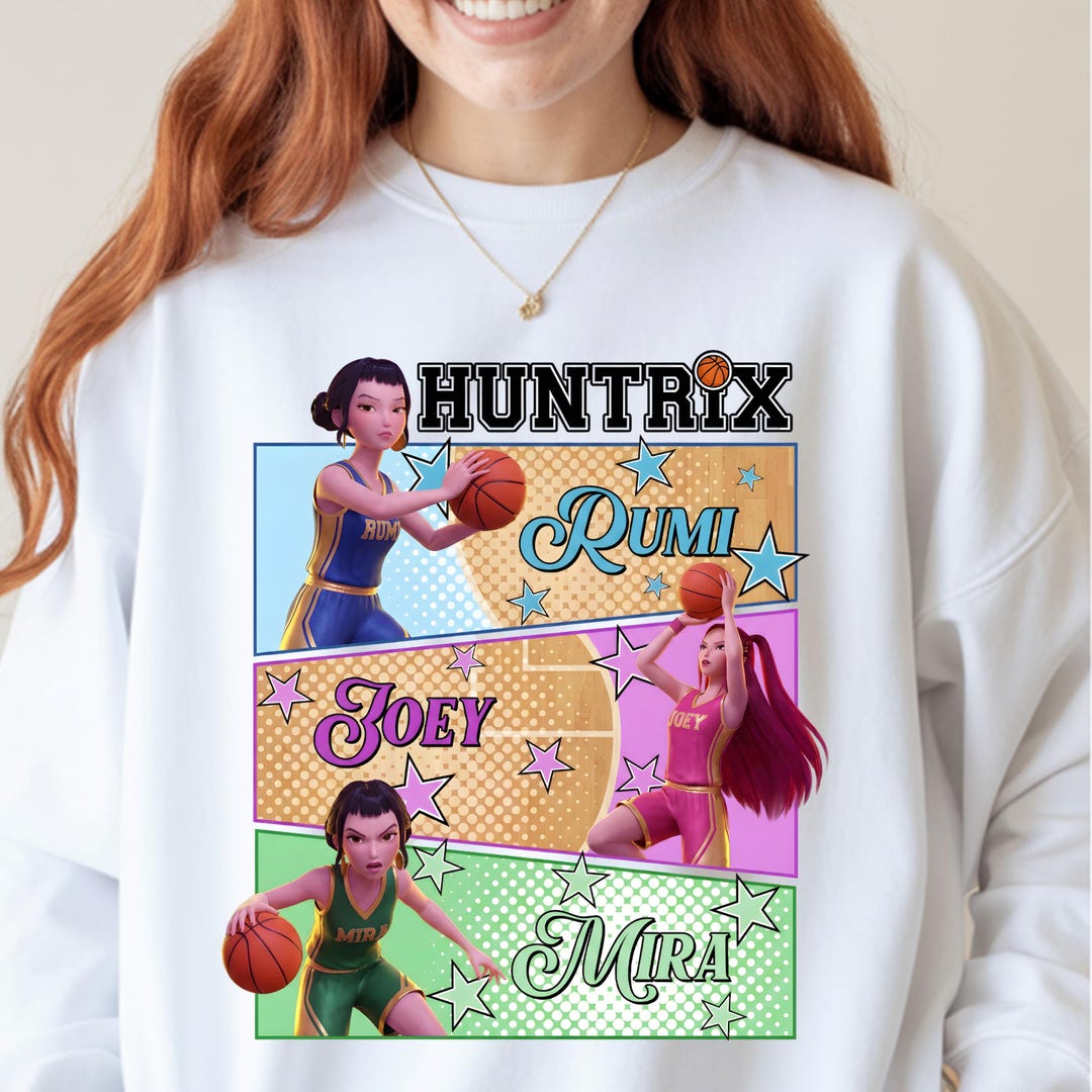 Huntrix Basketball Girls PNG, Cartoon Sports Girl Clipart, Sublimation ...