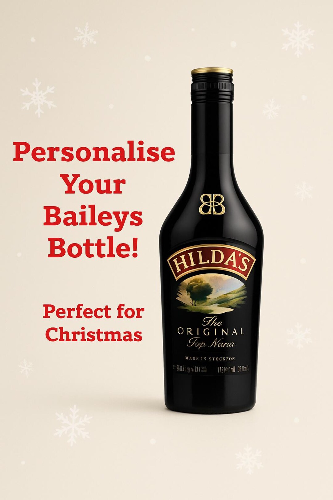 Personalised Baileys Label - Printable Digital Download - Etsy