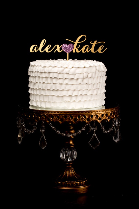 Cake Toppers curated by WedLuxe on Etsy