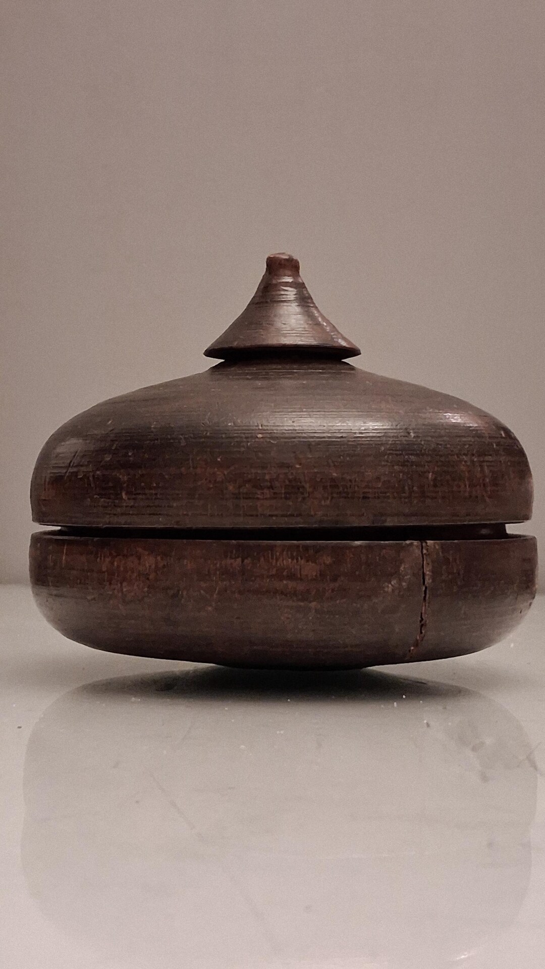 19th Century Treenware Spice Box With Lid, Lidded Bowl, Wooden Box - Etsy