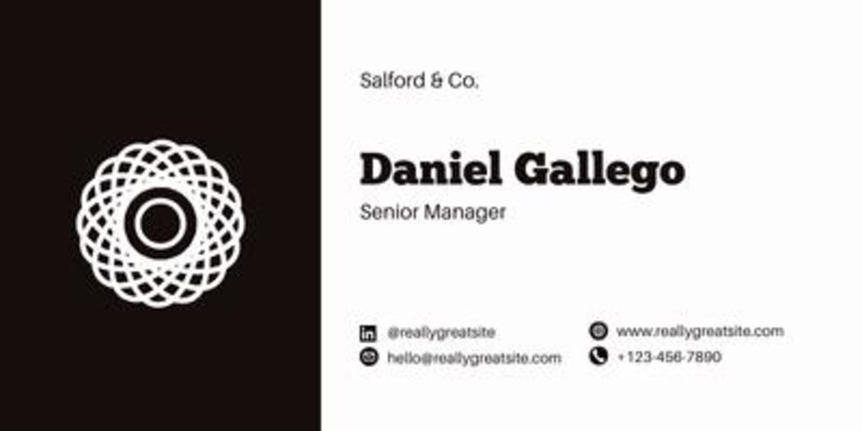 Digital Business Card & Email Signature Template, Clickable Canva ...