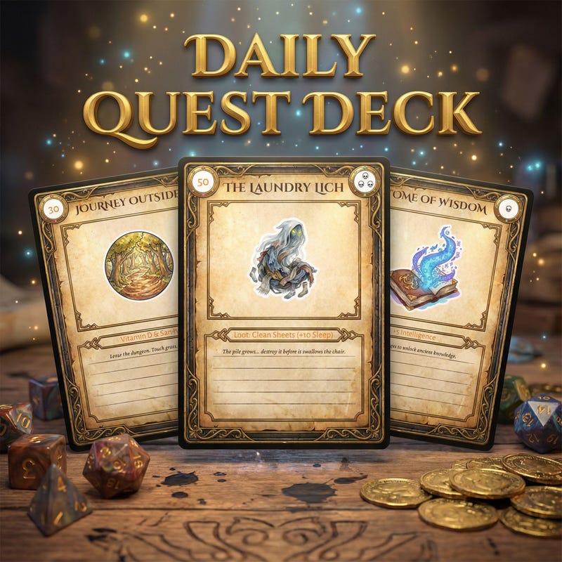 Side Quest Cards Adhd - Etsy