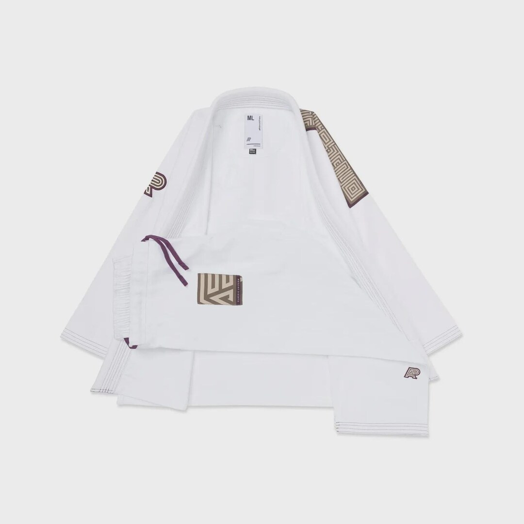 Albino & Preto Poc HB Classic BJJ Gi White 450 GSM Jiu Jitsu Kimono - Etsy