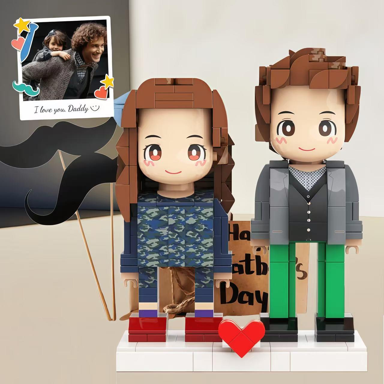 Custom Lego Wedding Couple Figurine With Photo Frame – Unique Gift for ...