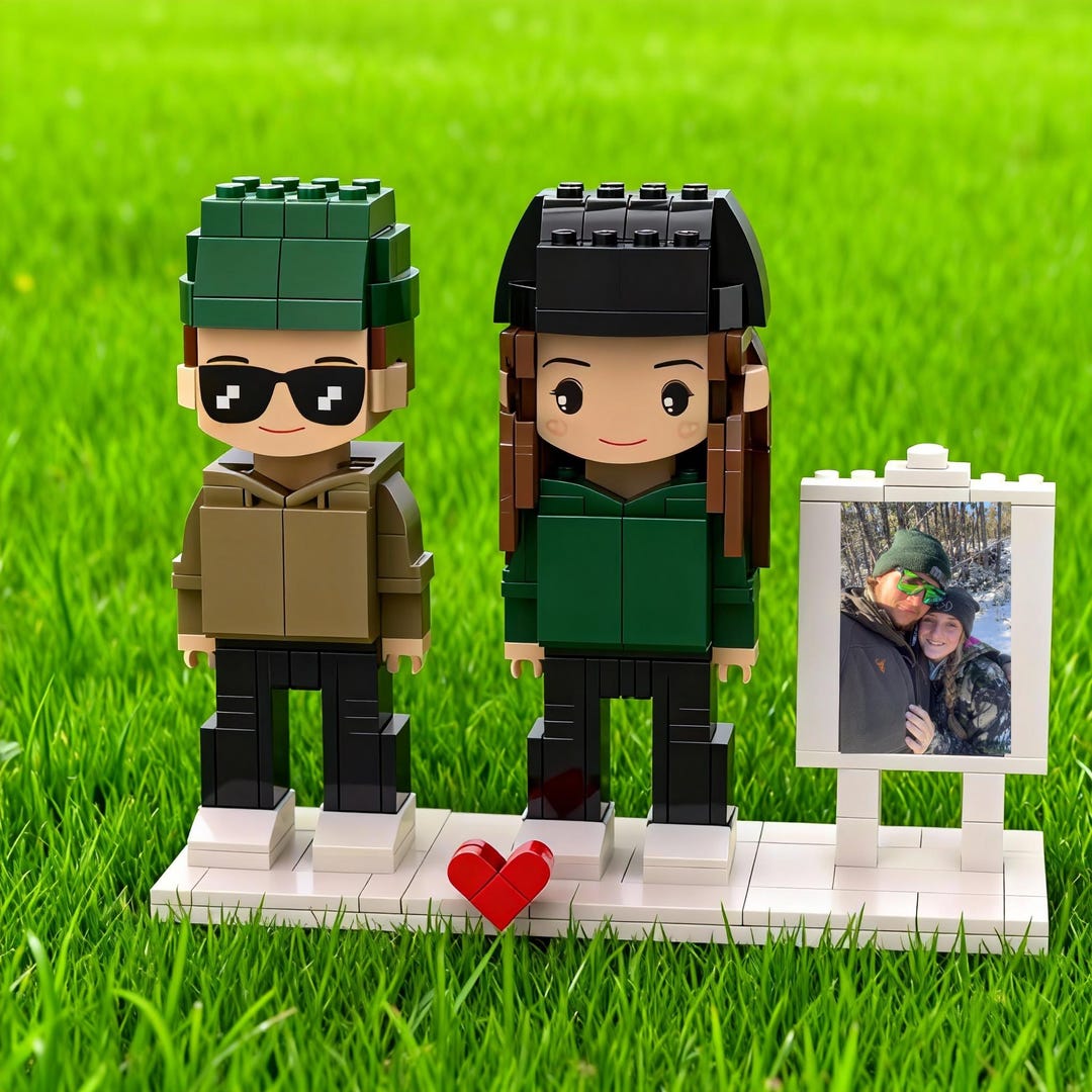 Custom Brick Mini Figures for Couples – Personalized Gift, Customizable ...