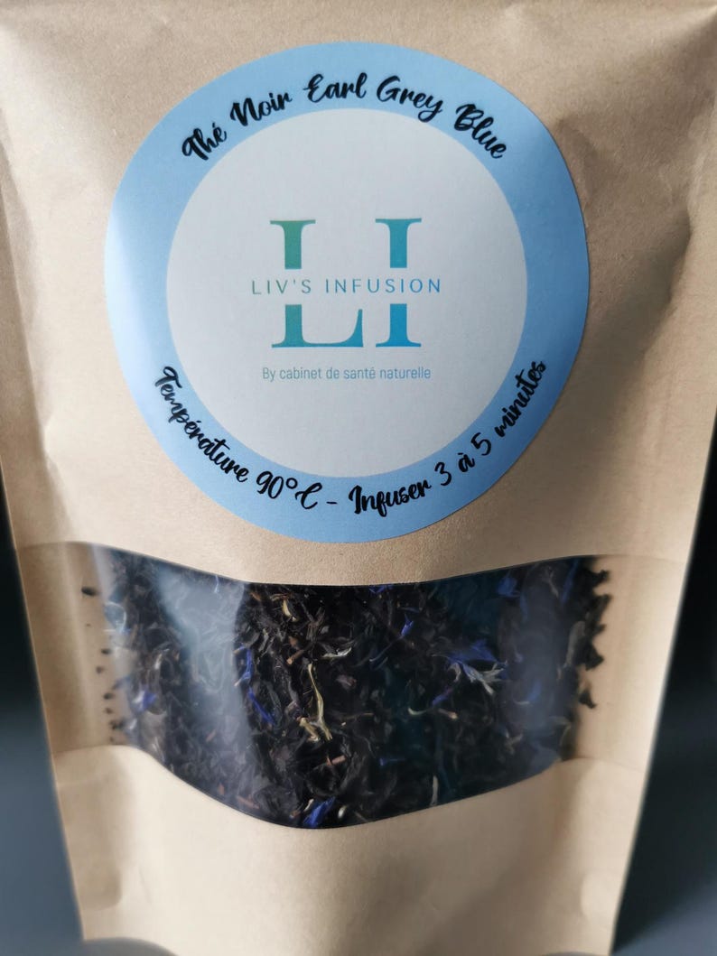 Earl Grey Blue Tea - Etsy