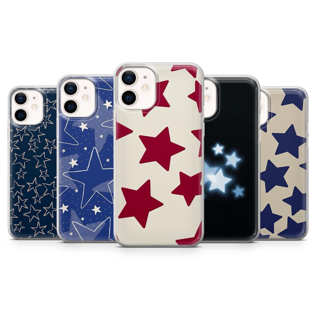 Grunge Phone Case Chunky Star Goth Cover for iPhone 17, 16pro, 15, 14 ...