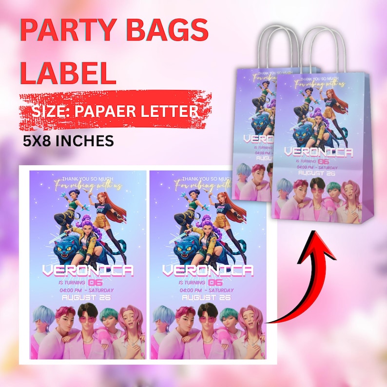 Kpop Demon Hunters Mega Party Bundle: Demon Hunters Printable Set, Saja ...