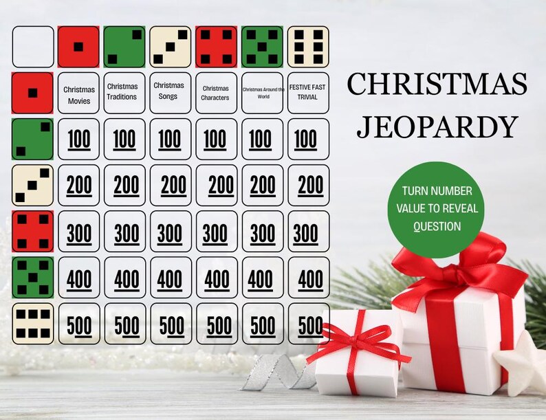 Christmas Jeopardy Game Template – Fun Holiday Quiz | Canva Editable ...