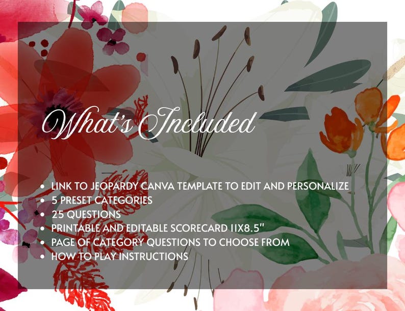 Interactive Jeopardy Board Template | Editable Jeopardy Game ...