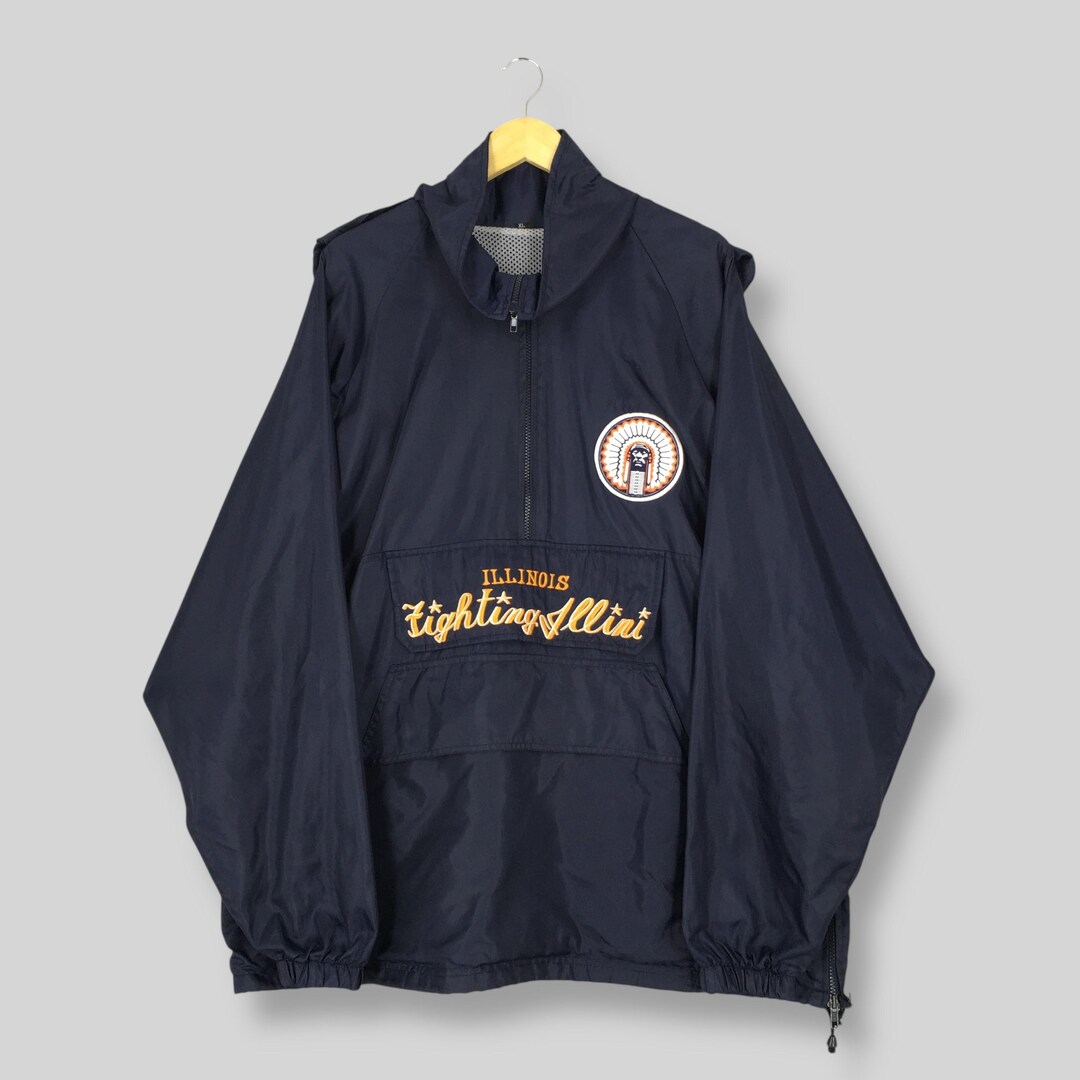 Vintage 90s UI Illinois University Jacket Xlarge Ui Fighting Illini ...