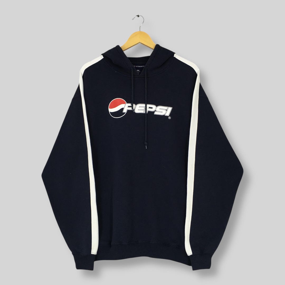 Vintage Pepsi Cola Carbonated Drink Hoodie Sweatshirt Large Pepsi Cola ...